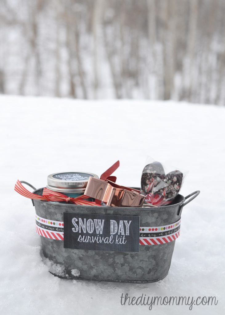 Make a Snow Day Survival Kit Christmas Gift - Cozy DIY Home