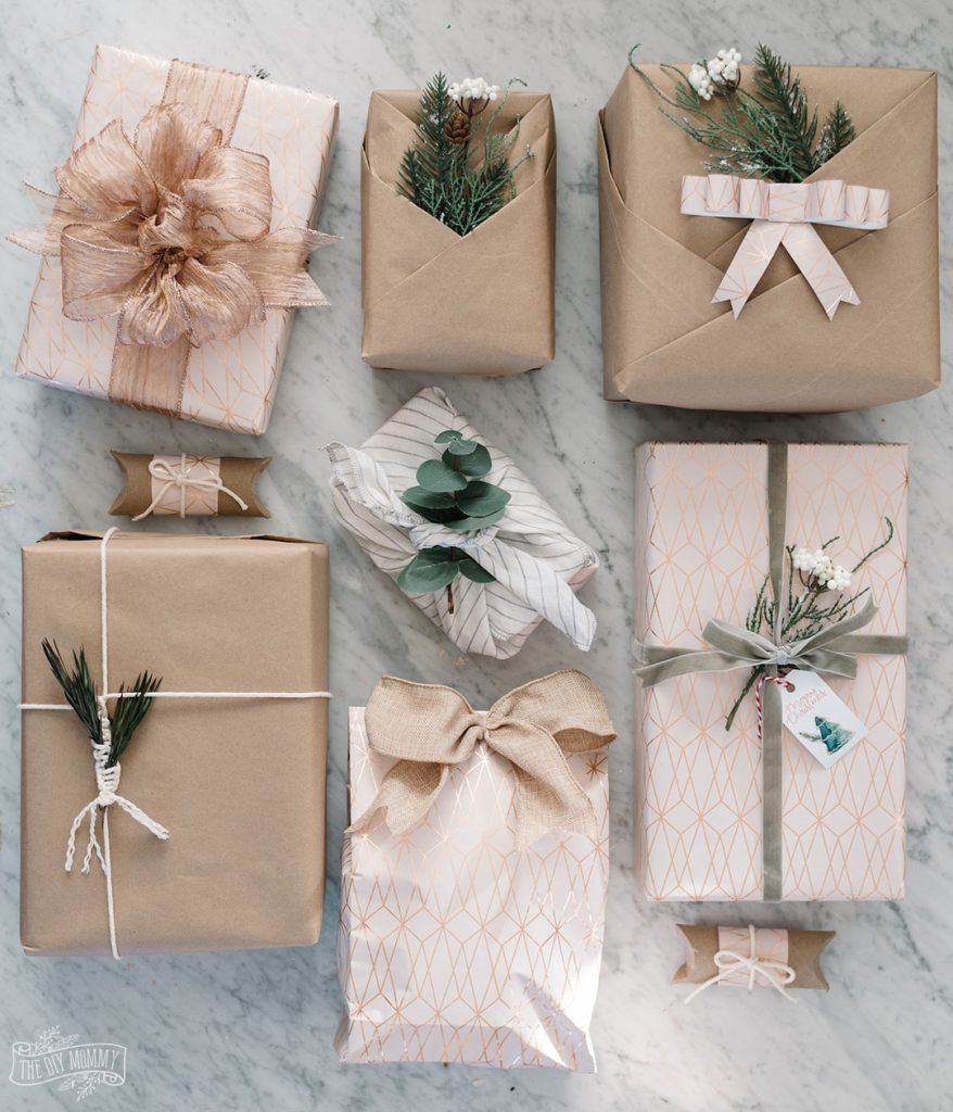 Free Printable Merry & Bright Christmas Wrapping Paper - Cozy DIY Home
