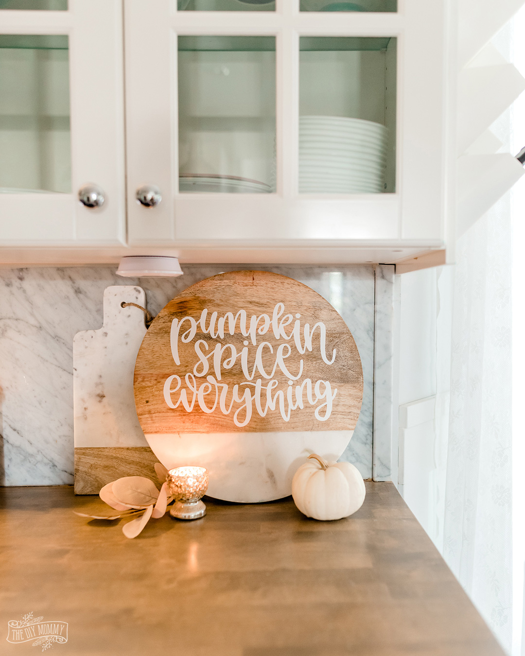 DIY Fall Cutting Board with a Cricut - Cozy DIY Home