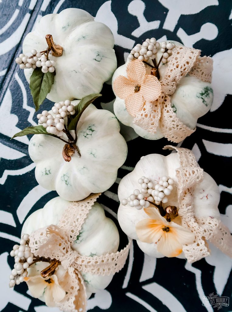 DIY Boho Chic Pumpkin Decor from Dollar Store Pumpkins - Cozy DIY Home