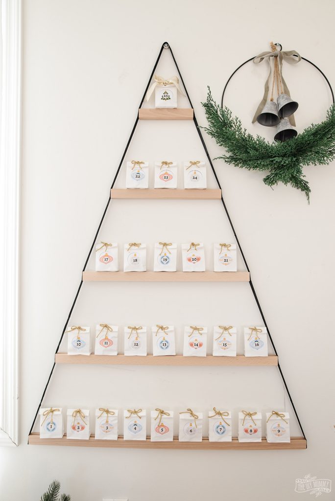 Create an Easy DIY Advent Calendar - with crystals inside! - Cozy DIY Home