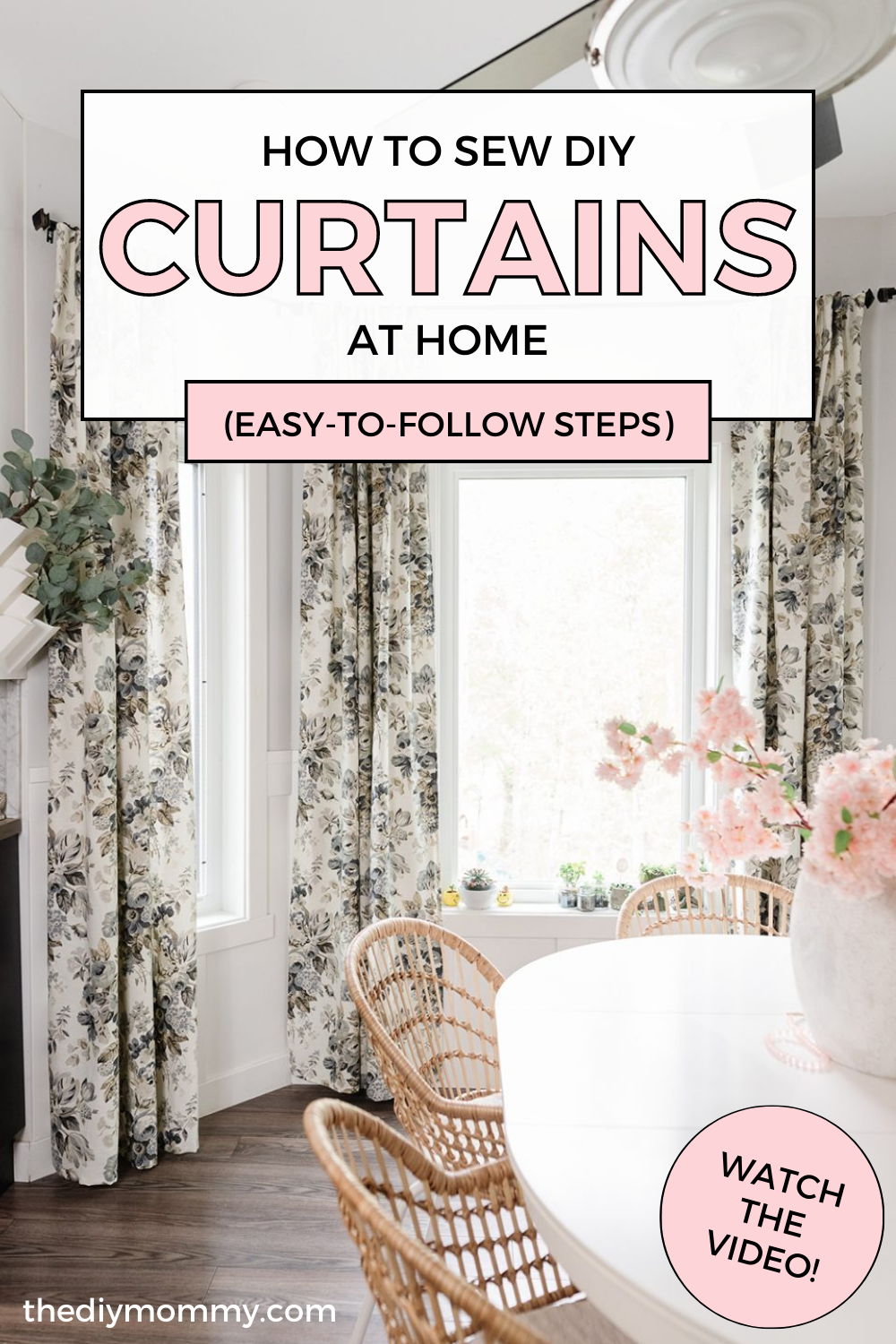 How to Sew DIY Curtains at Home (Easy-to-follow Steps) - Cozy DIY Home