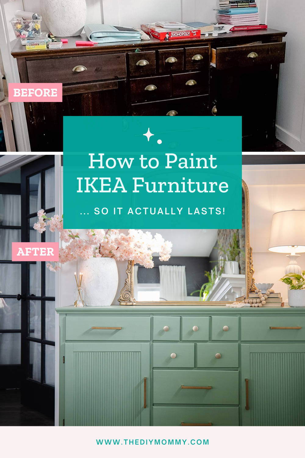 How to Paint IKEA Furniture (so it actually lasts!) - Cozy DIY Home