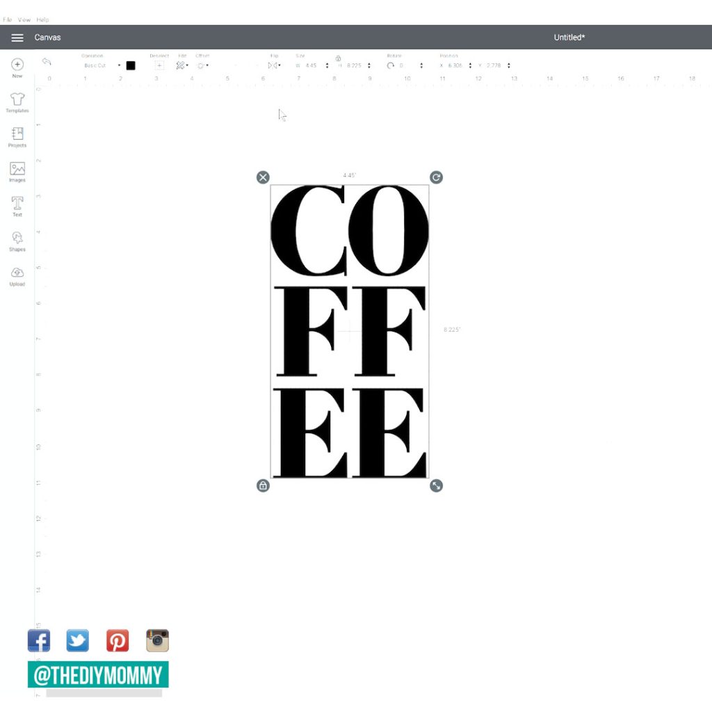 How to Make an Easy DIY Coffee Bar Sign with a Cricut - Cozy DIY Home