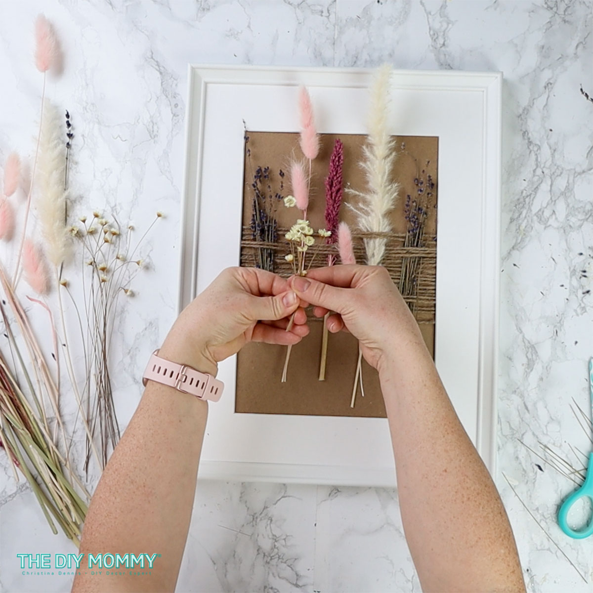 DIY Dried Flower Art - Cozy DIY Home