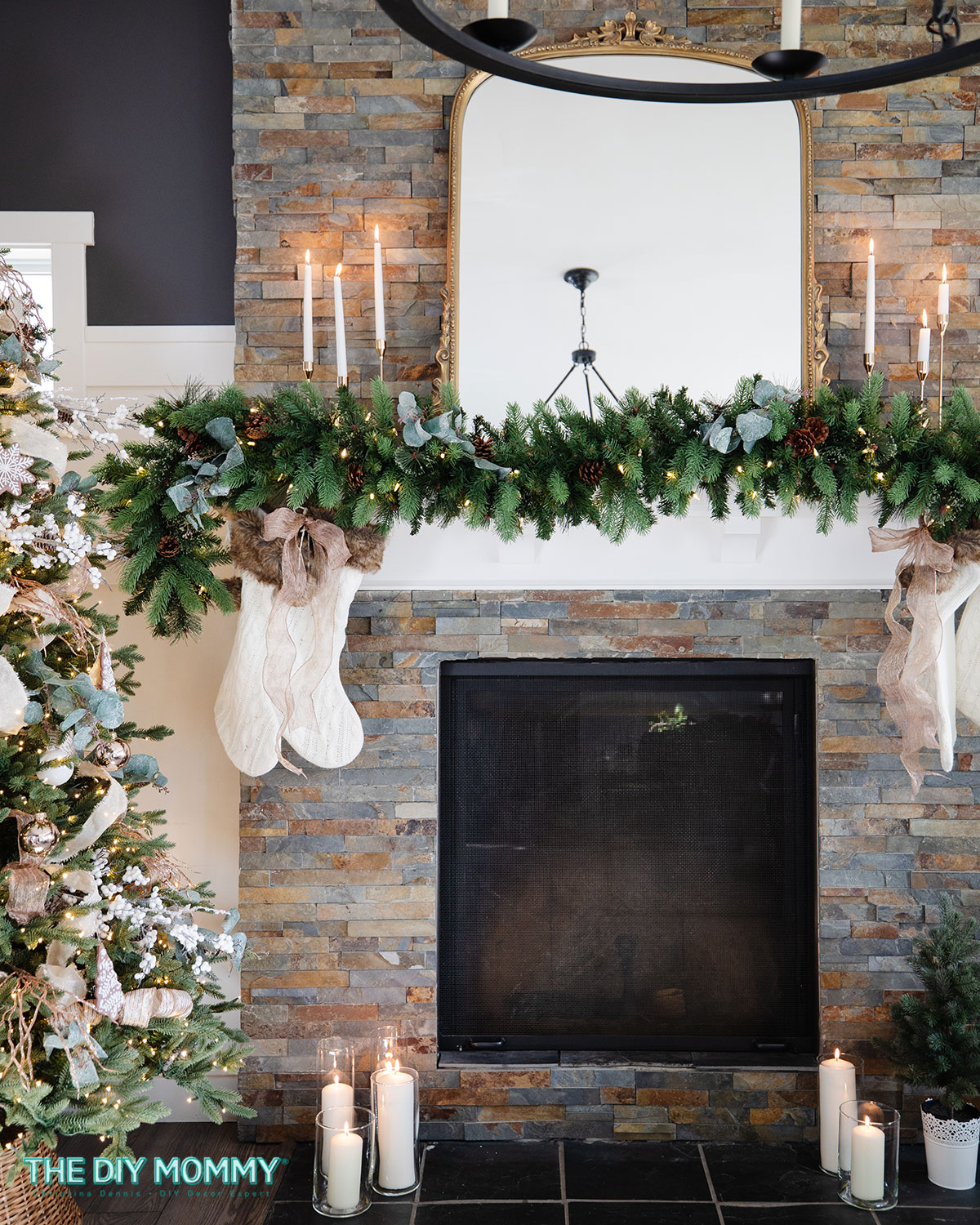 Christmas Mantel Decor Ideas to Brighten Your Holiday Season - Cozy DIY ...