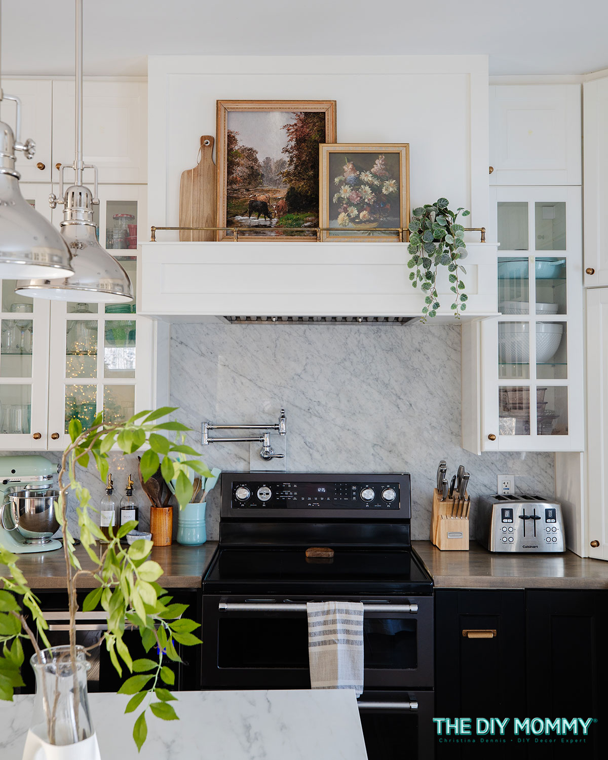 How to Build a Beautiful Custom DIY Kitchen Hood Cover - Cozy DIY Home