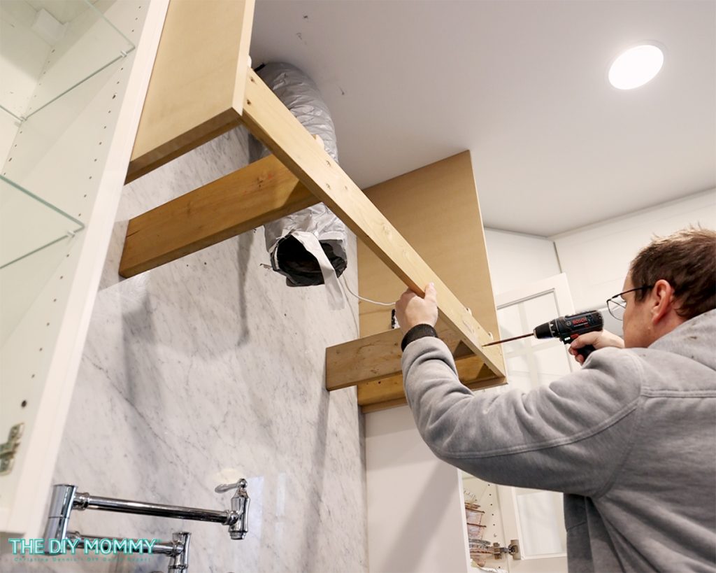 How to Build a Beautiful Custom DIY Kitchen Hood Cover - Cozy DIY Home