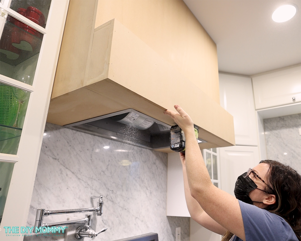 How to Build a Beautiful Custom DIY Kitchen Hood Cover - Cozy DIY Home