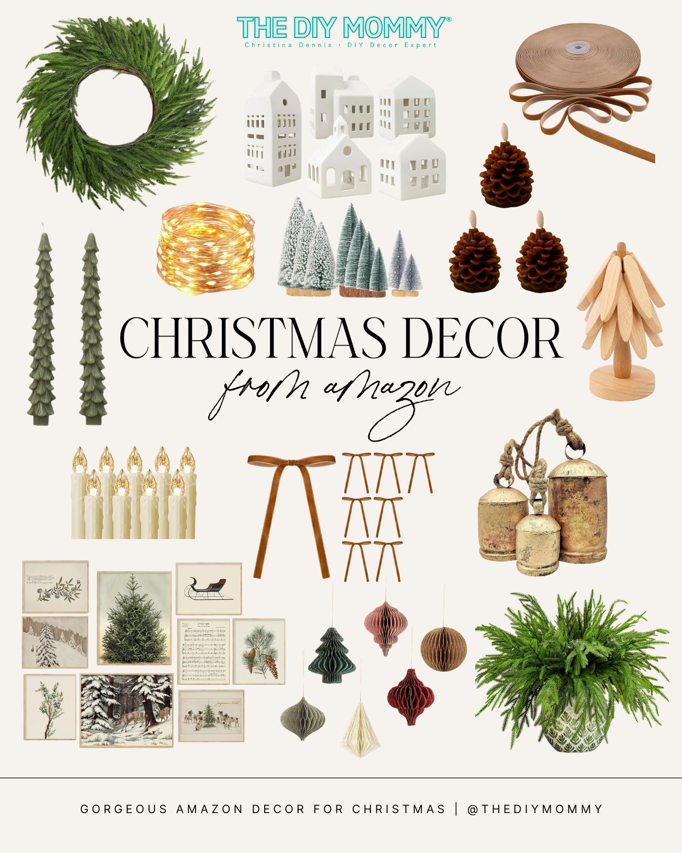 10 Best Amazon Christmas Decorations Under $40 - Cozy DIY Home
