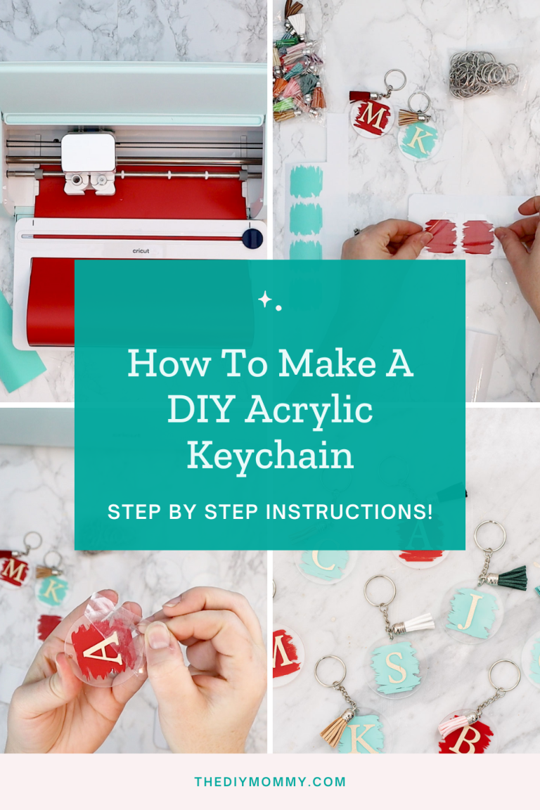 How To Make A DIY Acrylic Keychain (Simple Step By Step Instructions ...