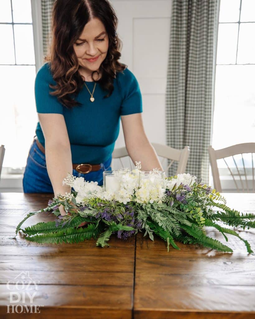 Easy Spring Centerpiece on a Budget (Dollar Tree DIY) - Cozy DIY Home